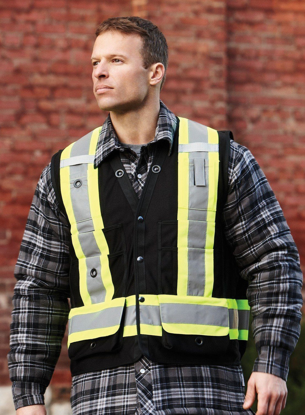 Hi Vis Safety Surveyor's Vest